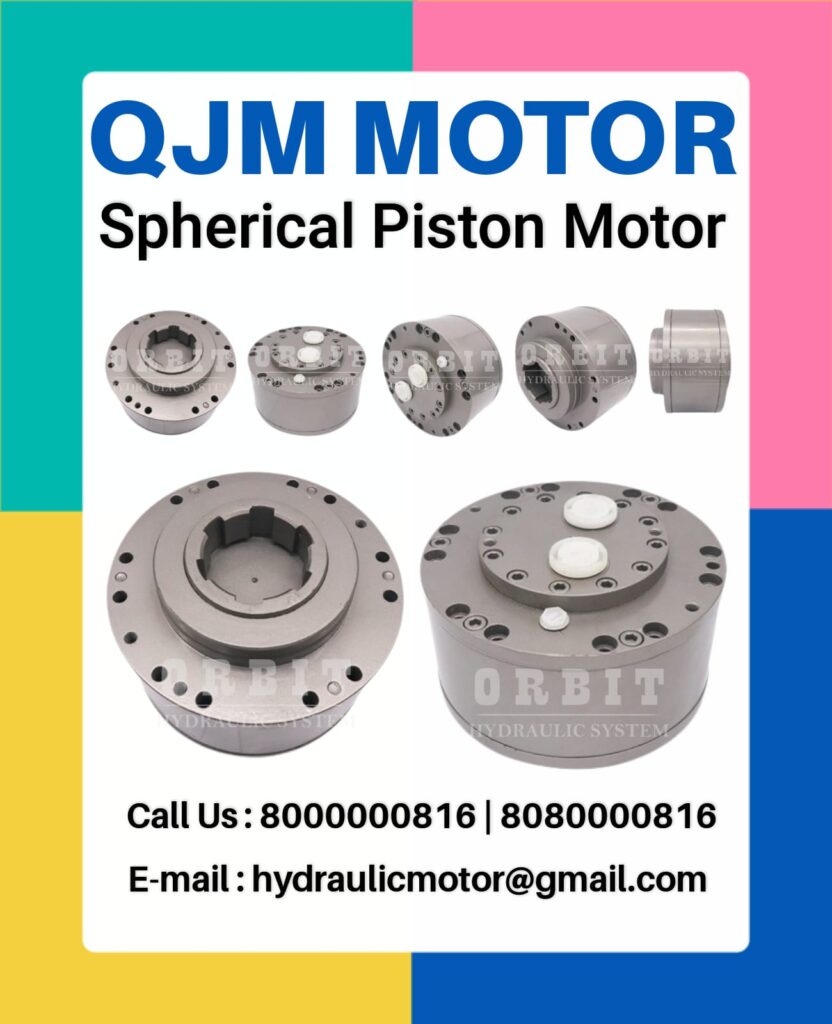 QJM Spherical Piston Hydraulic Motor Manufacturer in India